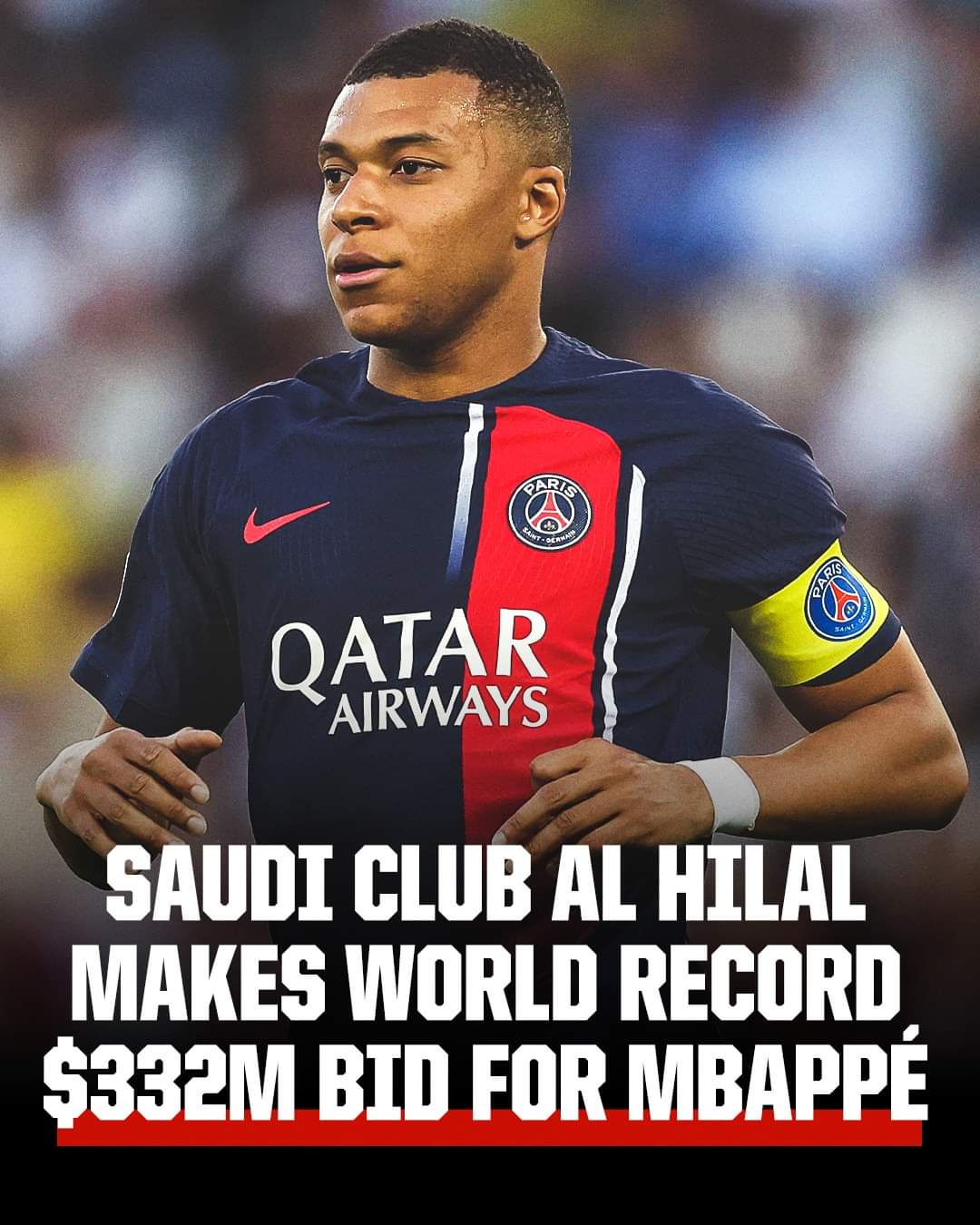 Mbappé Receives Historic $332M Bid from Al Hilal in Saudi Arabia » Max TV
