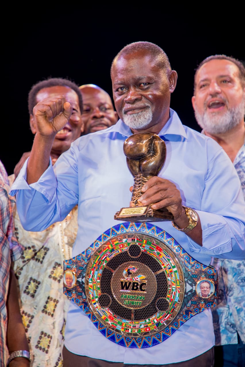 GPBL: Azumah Nelson honored by the IMAX Boxing Promotions and World ...