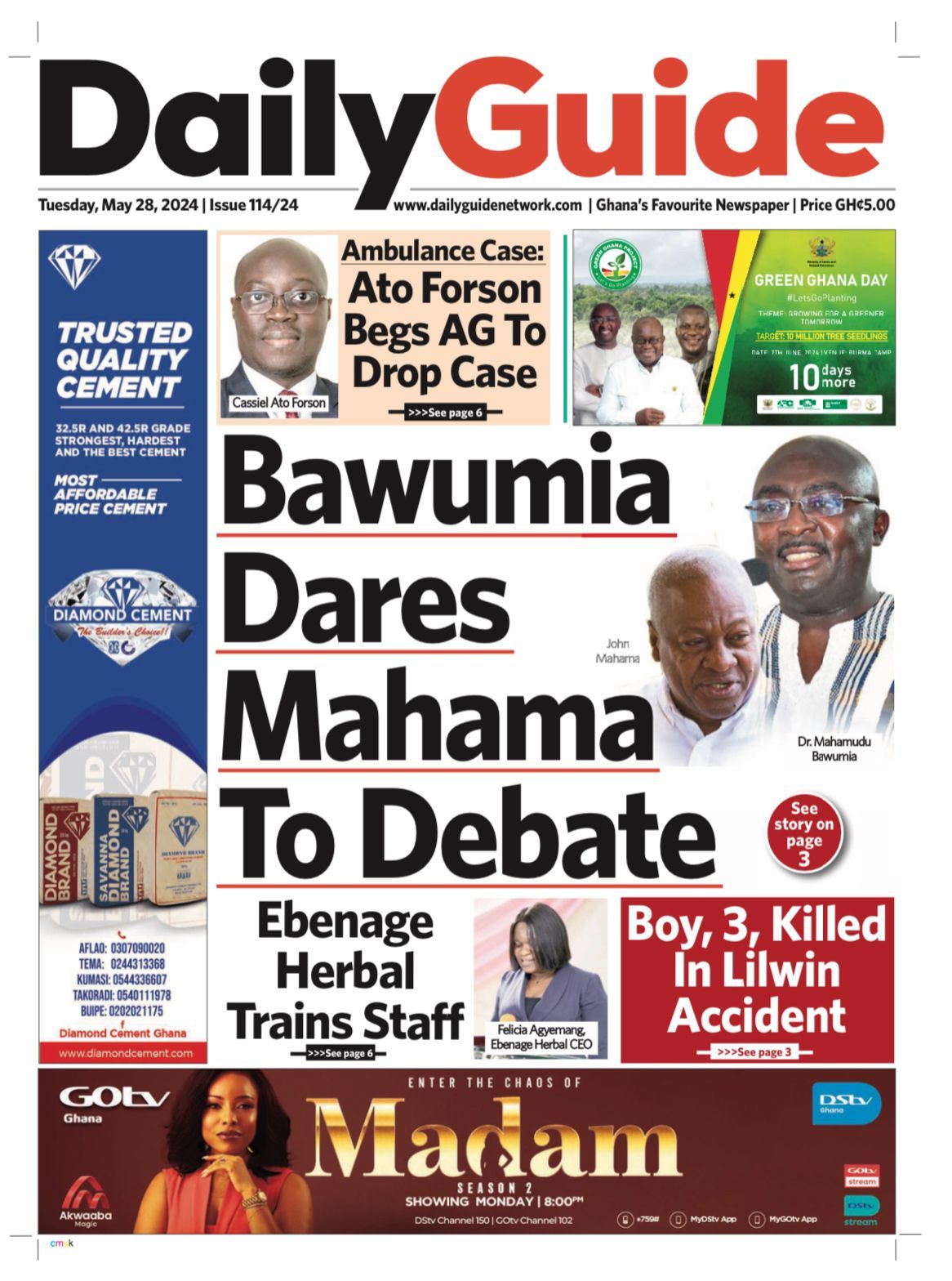 Today’s front pages – Tuesday, May 28, 2024