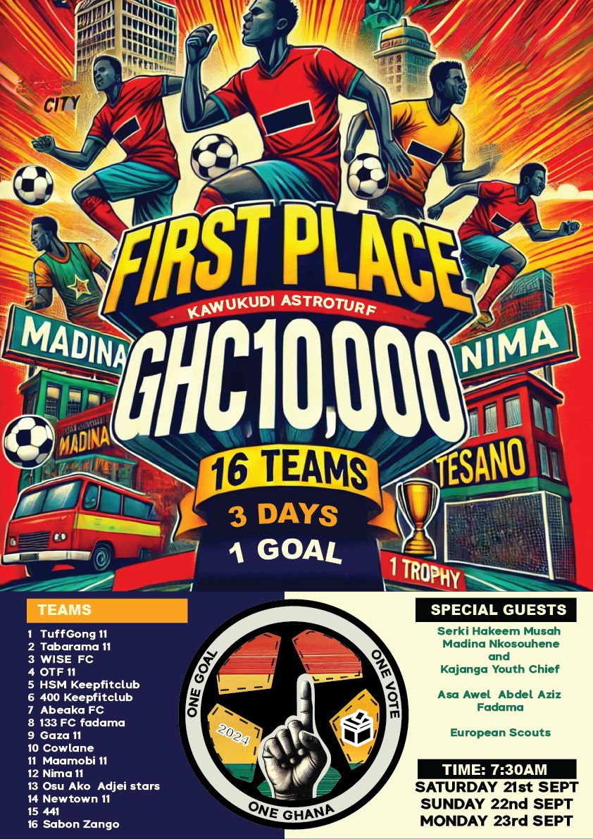 JUST IN: Youth Peaceful Elections Unity Soccer Gala Kick