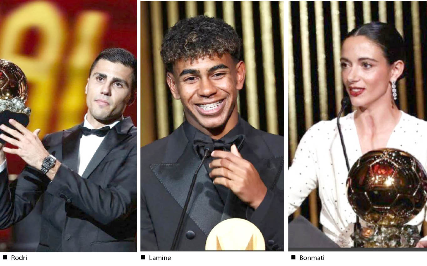 Spain dominance high at 2024 Balon d'Or awards night