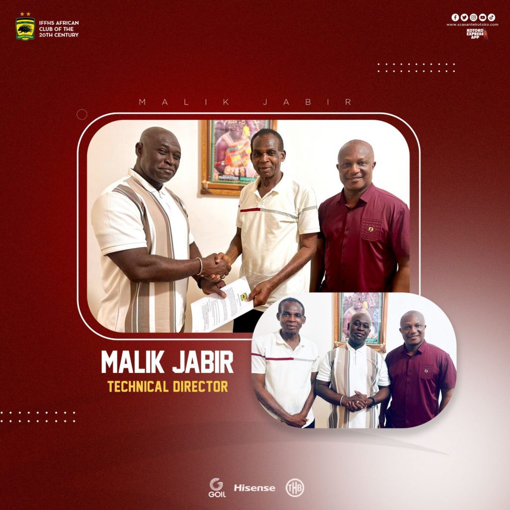 KOTOKO NEWS: Malik Jabir Takes Over as Technical Director