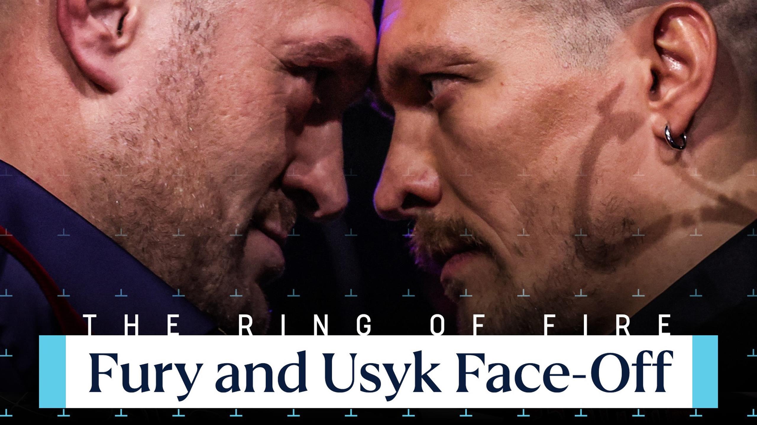 Fury, Usyk break record with ‘longest face-off ever’ ahead of ...