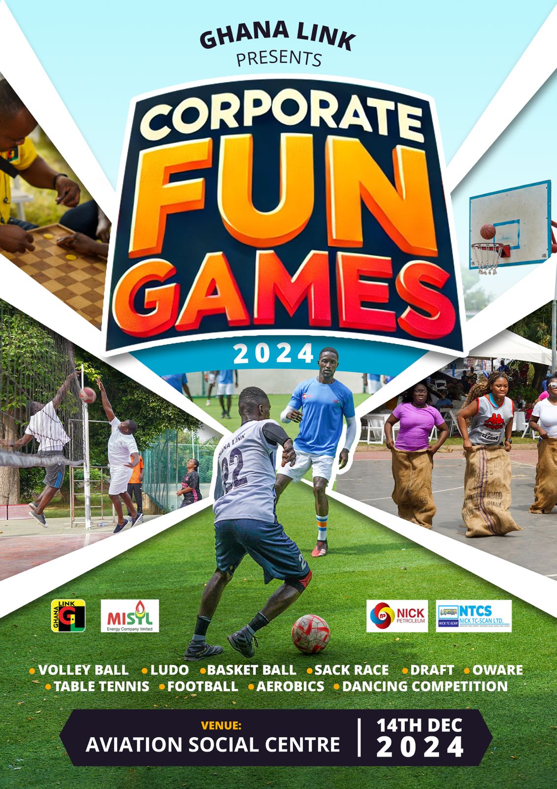 Ghana Link Presents Corporate Fun Games 2024 at Aviation