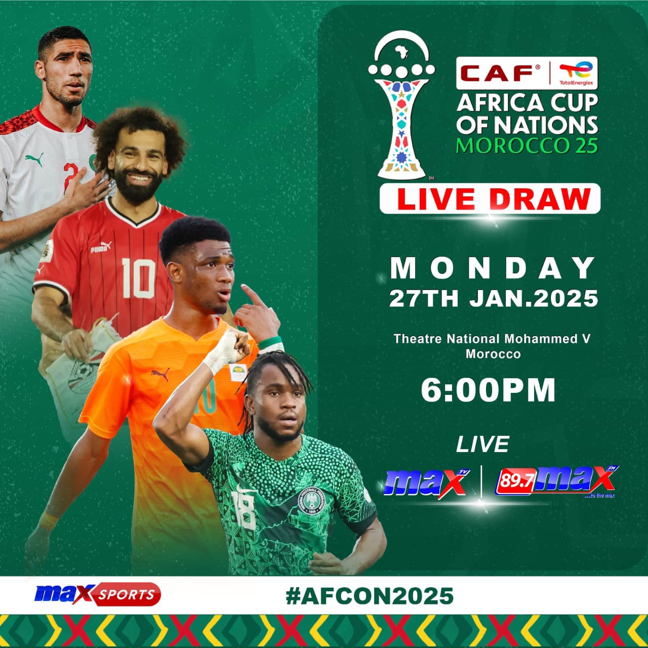 AFCON 2025 DRAW