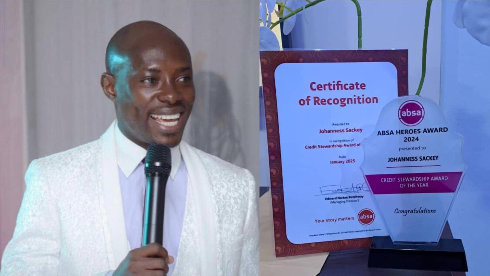 ApsuNIAN Excellence: Johannes Sackey ('96) Honored with ABSA