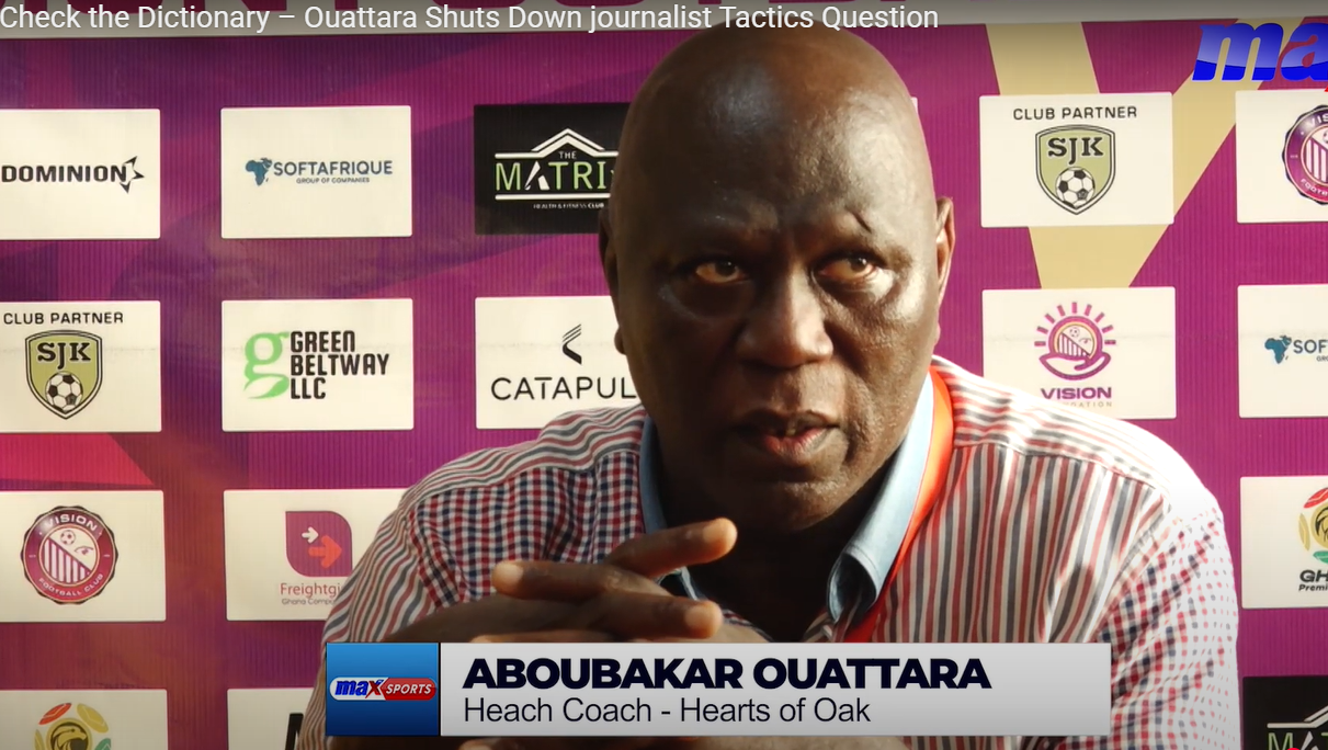 Angry Ouattara slams journalist over tactics question