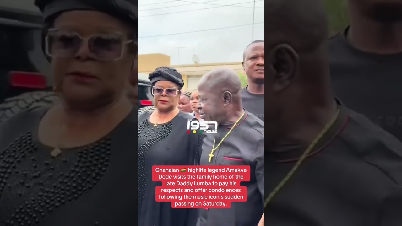 Emotional Amakye Dede commiserates with family of Daddy Lumba